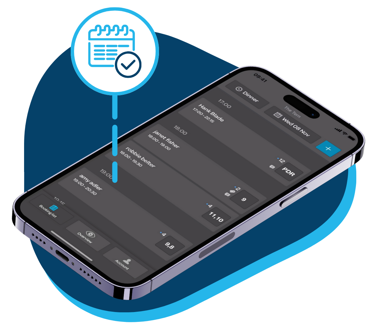 Manage Your Table Bookings on the Move with ResDiary’s Mobile iOS App