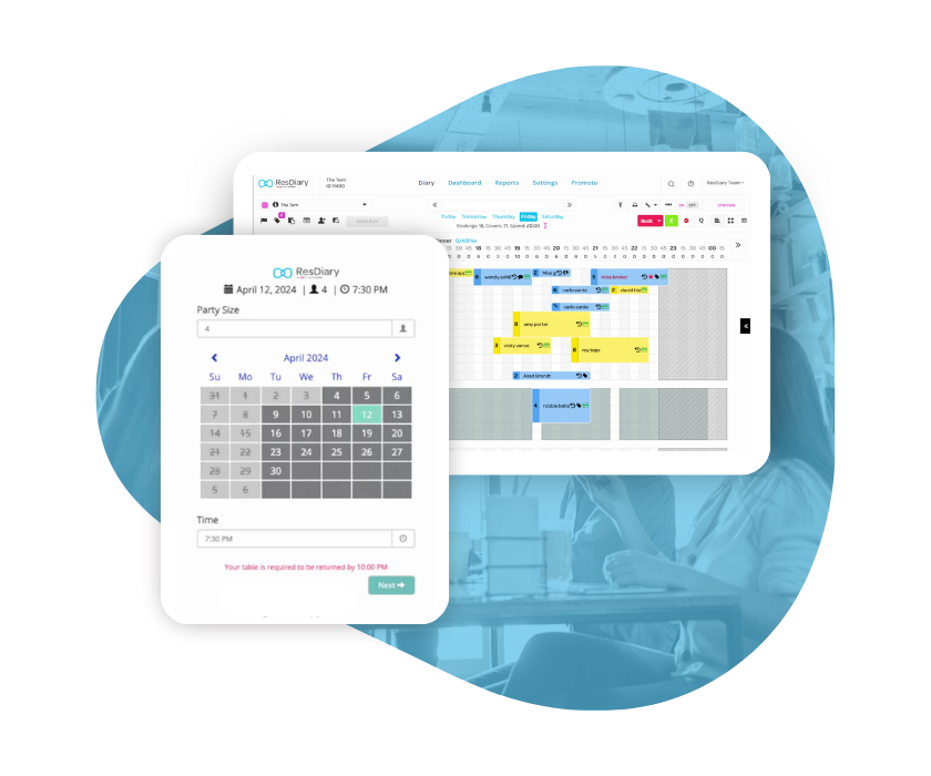 ResDiary: Restaurant Booking System