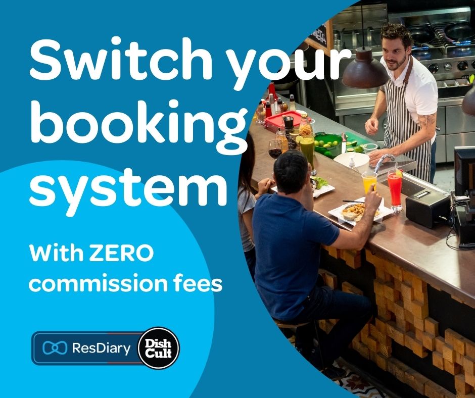 Commission-Free Bookings | Switch to ResDiary